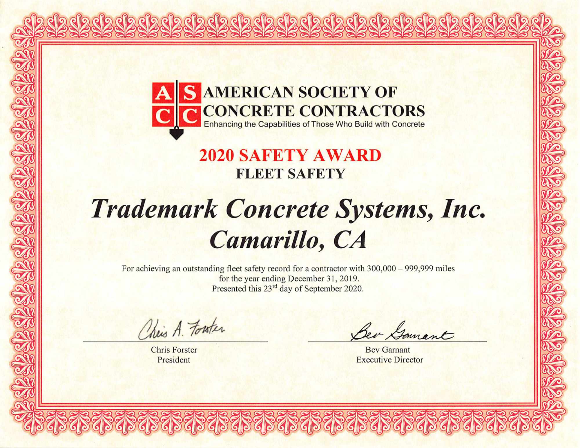 Trademark Concrete News and Awards | View Our Awards