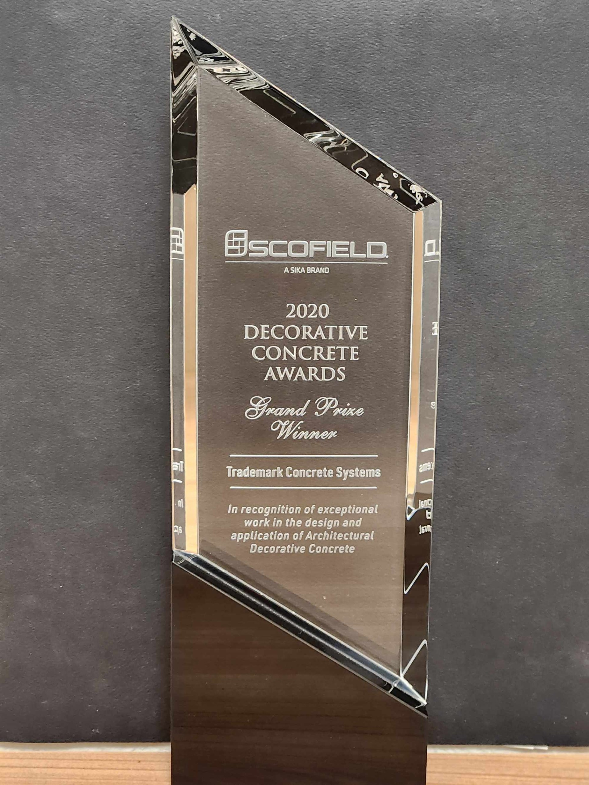 Trademark Concrete News and Awards | View Our Awards